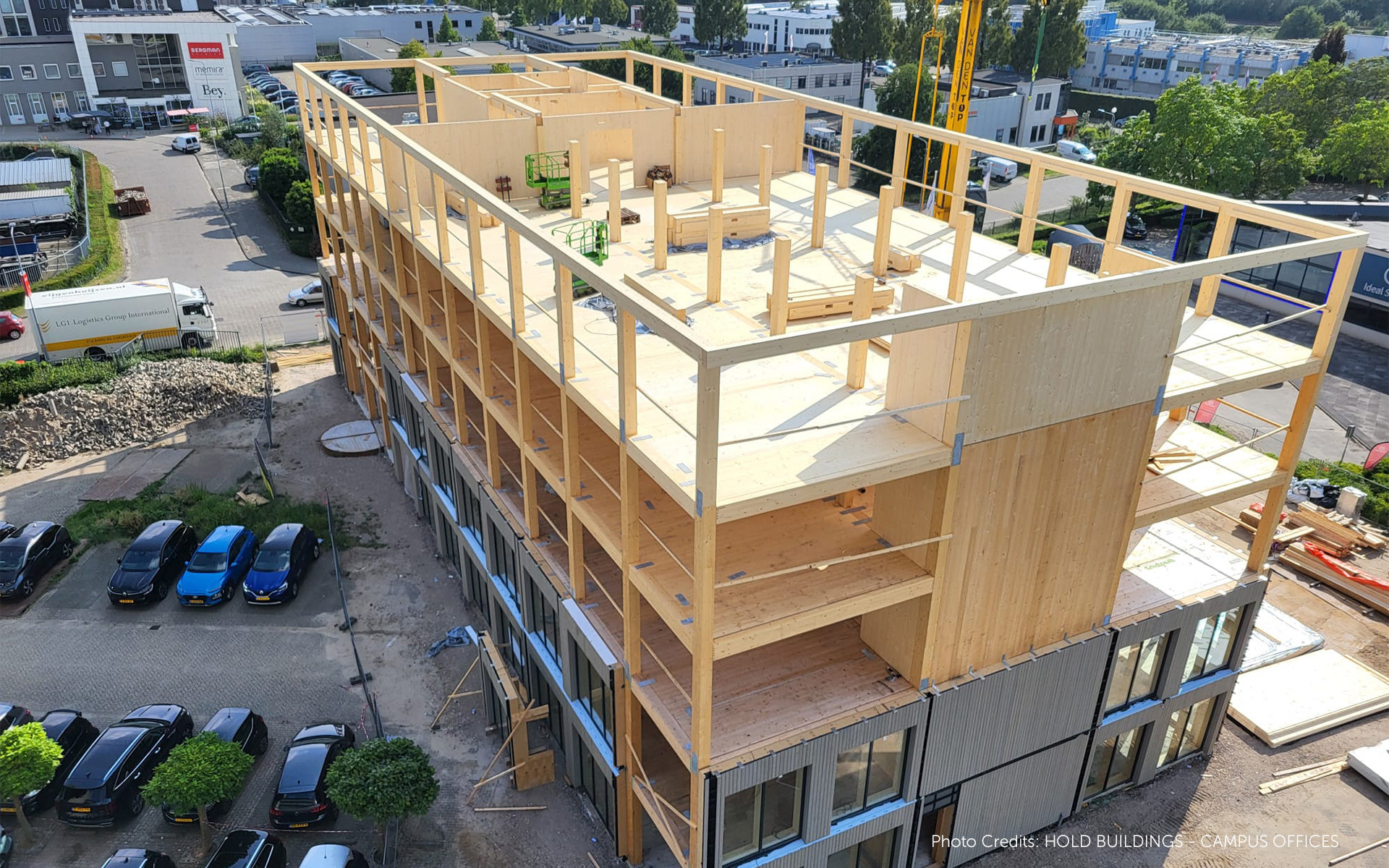 Sustainable, prefabricated, modular buildings designed for disassembly