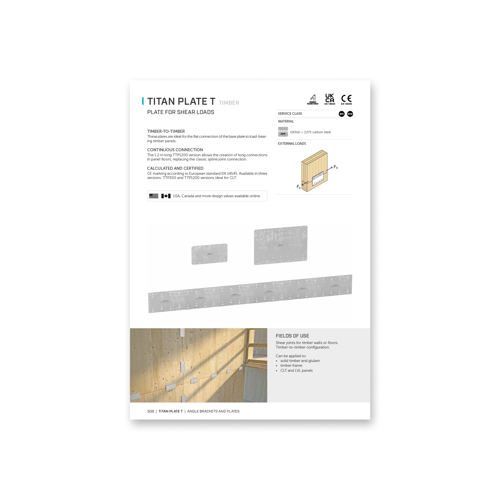 PLATES AND CONNECTORS FOR TIMBER